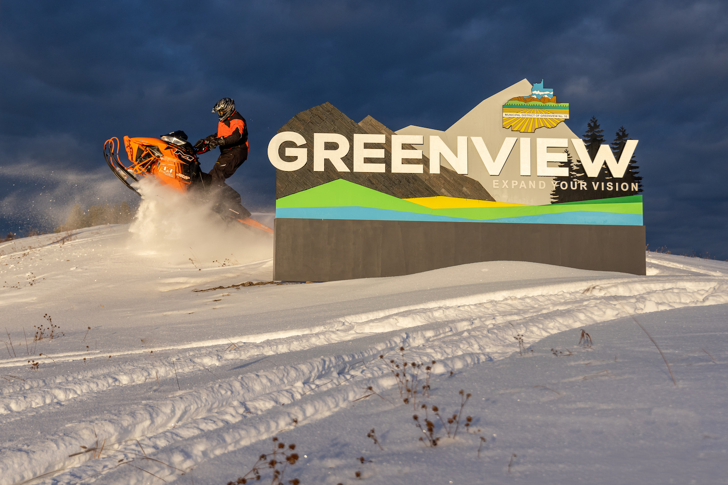 Sled Fox Creek from town to trail on the Golden Triangle | SnowSeekers