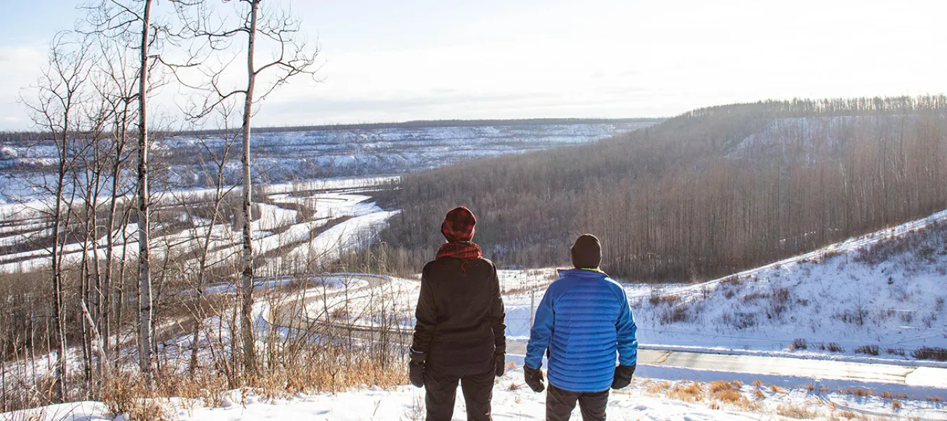 Sliding through one of the World’s biggest forests in Fort McMurray ...