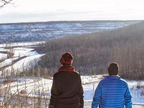 Sliding through one of the World’s biggest forests in Fort McMurray ...